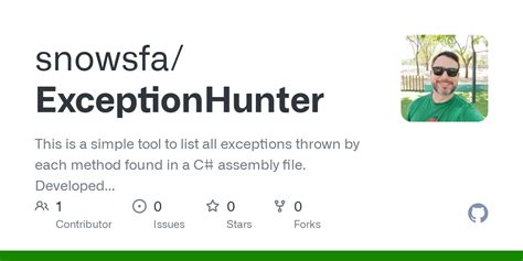 Github Snowsfaexceptionhunter This Is A Simple Tool To List All Exceptions Thrown By Each