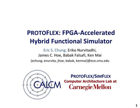 ppt p roto f lex fpga accelerated hybrid functional simulator powerpoint presentation id
