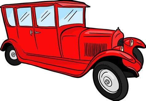 Vintage Red Car 11818915 Vector Art At Vecteezy