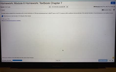 Solved Homework Module 6 Homework Textbook Chapter 7 Save