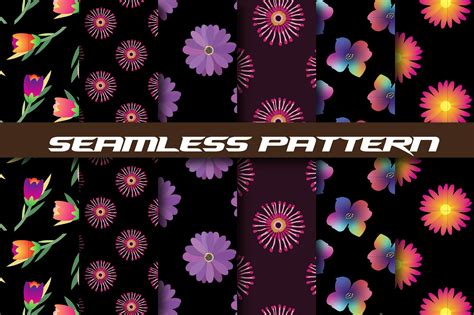 Flowers Digital Paper Patterns Graphic By Asmaakterjoti12 · Creative Fabrica