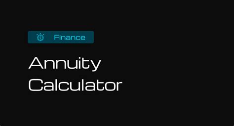 All In One Annuity Tool Calculate Every Aspect Of Annuities