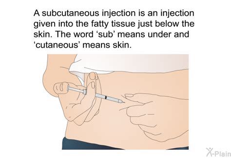 Subcutaneous Injection For Pediatrics