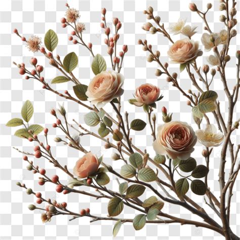 자연에서 영감을 받은 설치 꼬인 나뭇가지와 핑크 장미 자연에서 영감을 받은 설치 꼬인 나뭇가지와 핑크 장미 가지 분홍색 Png 일러스트 및 이미지 에 대한 무료