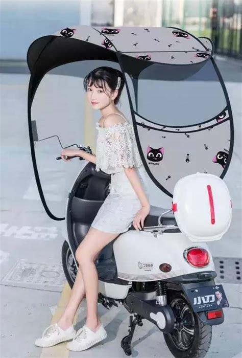 ร่มติดรถมอเตอร์ไซค์ ติดจักรยานไฟฟ้า กันแดดกันฝน แข็งแรง ทนทาน Eng 112 Dodovanshop Thaipick