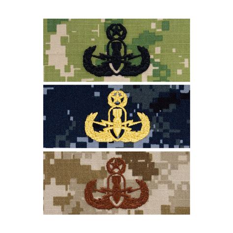 Us Navy Embroidered Badge Eod Officer Usamm