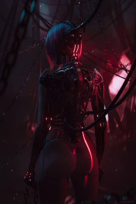 Songbird Cyberpunk And 1 More Drawn By Ecksoh Danbooru