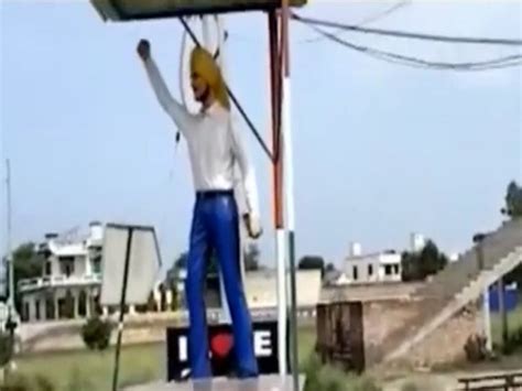 Khalistani Poster Slogans Found Near Shaheed Bhagat Singh Statue In