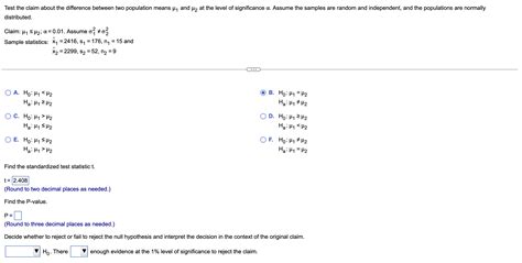 Solved Distributedclaim μ1≤μ2α001 ﻿assume