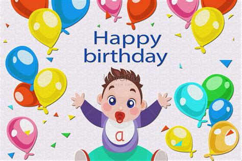 생일 축하 카드 일러스트 무료 다운로드 Lovepik