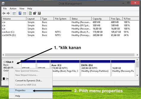 Cara Memeriksa Tipe Partisi Hdd Gpt Atau Mbr Pada Komputer