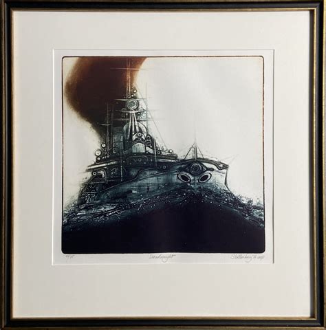 Donald Stoltenberg Signed Limited Edition Collagraph Dreadnought
