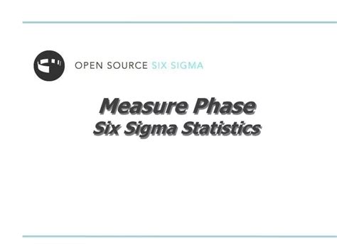 Ppt Measure Phase Six Sigma Statistics Powerpoint Presentation Free