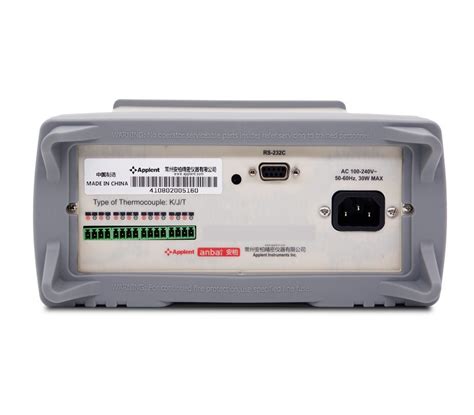 At4108 Multi Channel Temperature Recorder Instrument Digital LCD Display Thermometer China