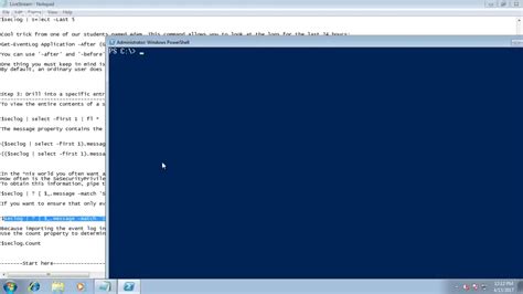Powershell For Infosec Day 3 Log Analysis With Powershell Live