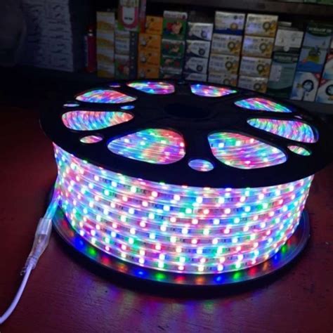 Promo Lampu LED Strip RGB Selang 100 METER SMD 5050 220v RGB 100M WATERPROOF Diskon 23 Di