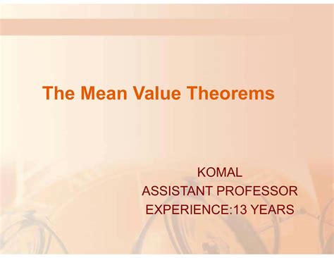 Solution Mean Value Theorems Studypool