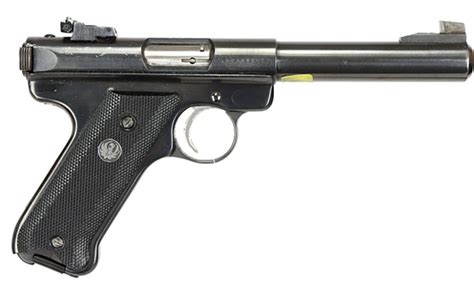 pistol semi automatic make ruger model target mk ii caliber 22lr