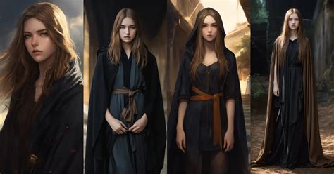 Lexica Portrait Draw Full Body Of A 18 Year Old Girl With Straight Light Brown Straight Hair