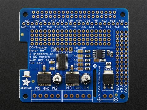 Adafruit Dc And Stepper Motor Hat For Raspberry Pi — Mini Kit Raspberry