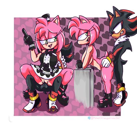 Rule 34 Absurd Res Adult Aged Up Amy Rose Anthro Black Body Black Fur Cosplay Duo