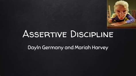 Assertive Discipline Pptx