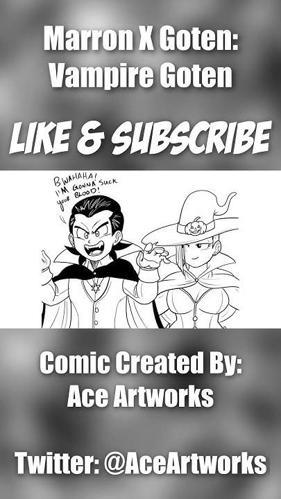 Goten X Marron Vampire Goten Dbz Comic Dub Youtube