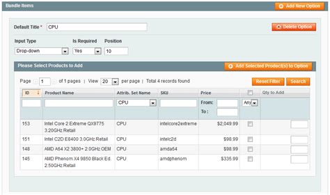 Magento Bundle Product Type Part 1 Solving Magento