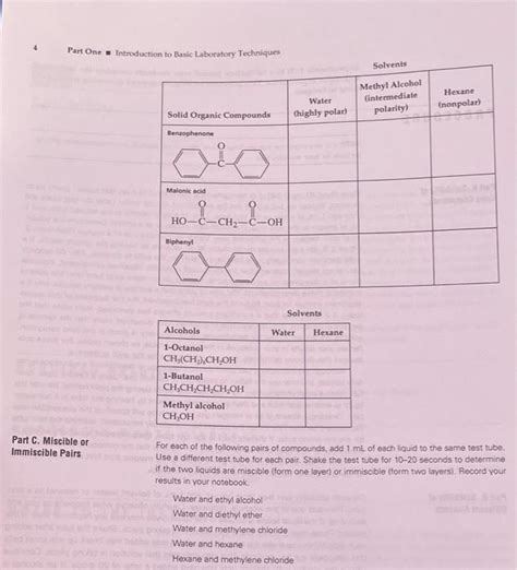 Solved Part One Introduction To Basic Laboratory Techniques Chegg Com