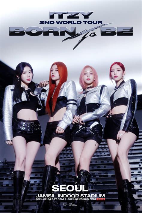 Itzy The 2nd World Tour Born To Be In Seoul D Day Teaser Poster