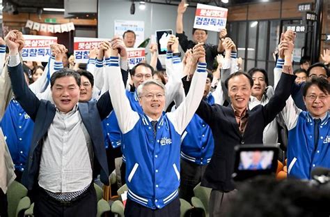 이변은 없었다 국힘 Tk 25석·민주 호남 28석 석권