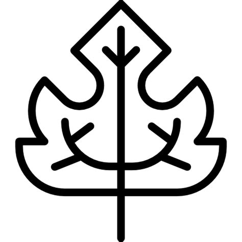 Maple Leaf Special Lineal Icon Maple Leaf Special Lineal Icon