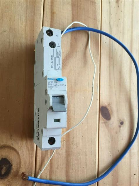Hager 16a 30ma Rcbo 1 Pole Adb116 Type B B16 230 240v Circuit Breaker