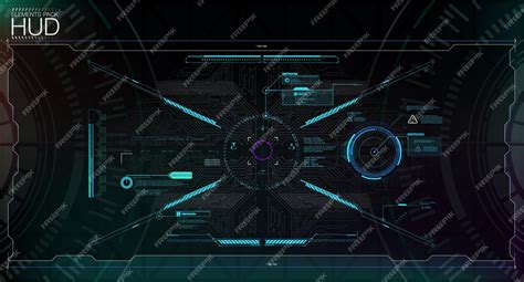 Premium Vector Immerse In The Future With This Intricate Glowing Blue