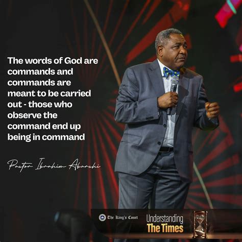 Understanding The Times By Pastor Ibrahim Abarshi Rccg The Kings Court