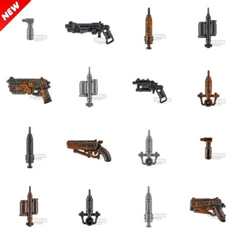 Brickwarriors Fallout Weapons Custom Lego Minifigures