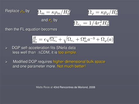 Ppt Chaplygin Gas In Decelerating Dgp Gravity Powerpoint Presentation