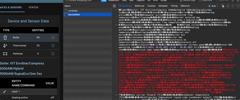 Cannot Expand Boiler Nor Thermostat Entities On Dashboard Issue Emsesp EMS ESP GitHub