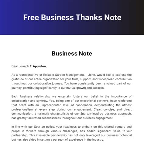 Business Lunch Thank You Note Examples Infoupdate Org