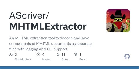Github Ascrivermhtmlextractor An Mhtml Extraction Tool To Decode And Save Components Of
