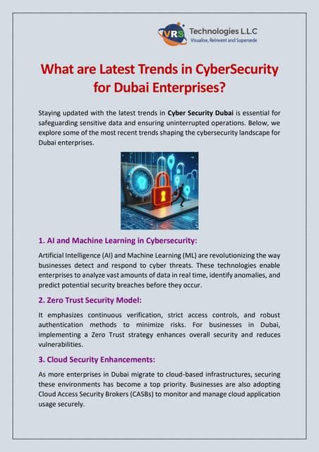 What Are Latest Trends In Cybersecurity For Dubai Enterprises Pdf