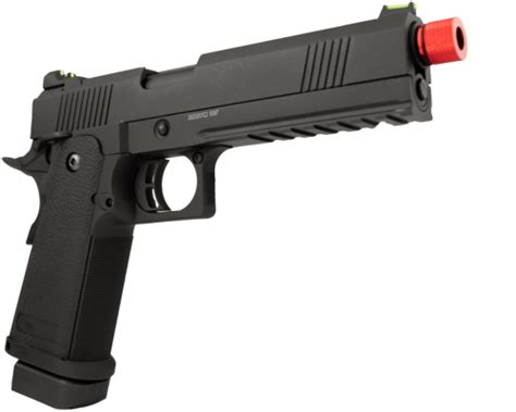 Airsoft Pistola 1911 Hi Capa 51 Black Devil AÇÃo Por GÁs 6mm Airsoft