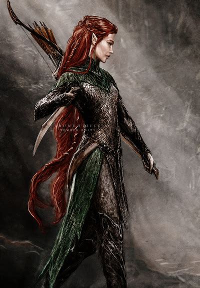 Tauriel Concept Art Weta Workshop Brunuhville Tumbex