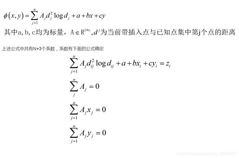 径向基 薄板样条插值数学公式、原理，以及代码实现基本过程径向基函数代理模型得出函数公式 Csdn博客