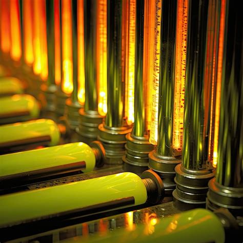 Premium Ai Image Closeup Of Uranium Fuel Rods In A Nuclear Power Plant