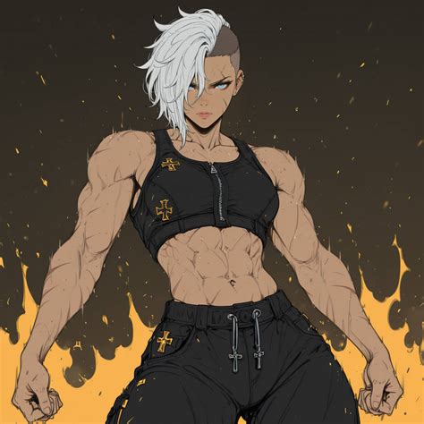 Muscle Girl By Kunlan On Deviantart