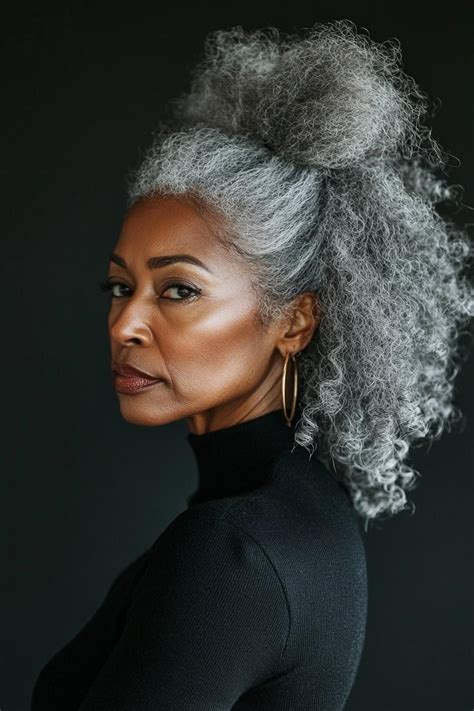 Grey Hair Styles For Black Women