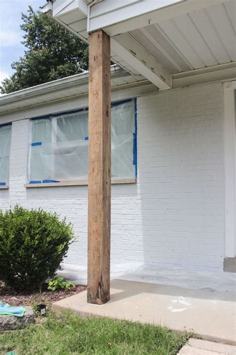How To Wrap Porch Posts With Wood