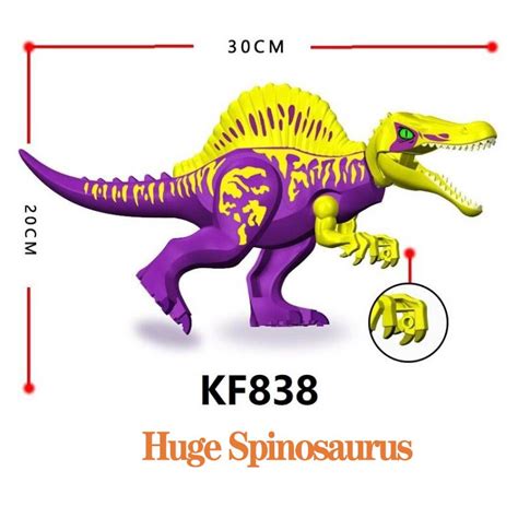 ตัวต่อไดโนเสาร์ ทีเร็ค สไปโน Triceratops Indominus Rex Giganotosaurus T
