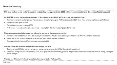 Consulting Presentation Executive Summary Slide MBB Slide Example